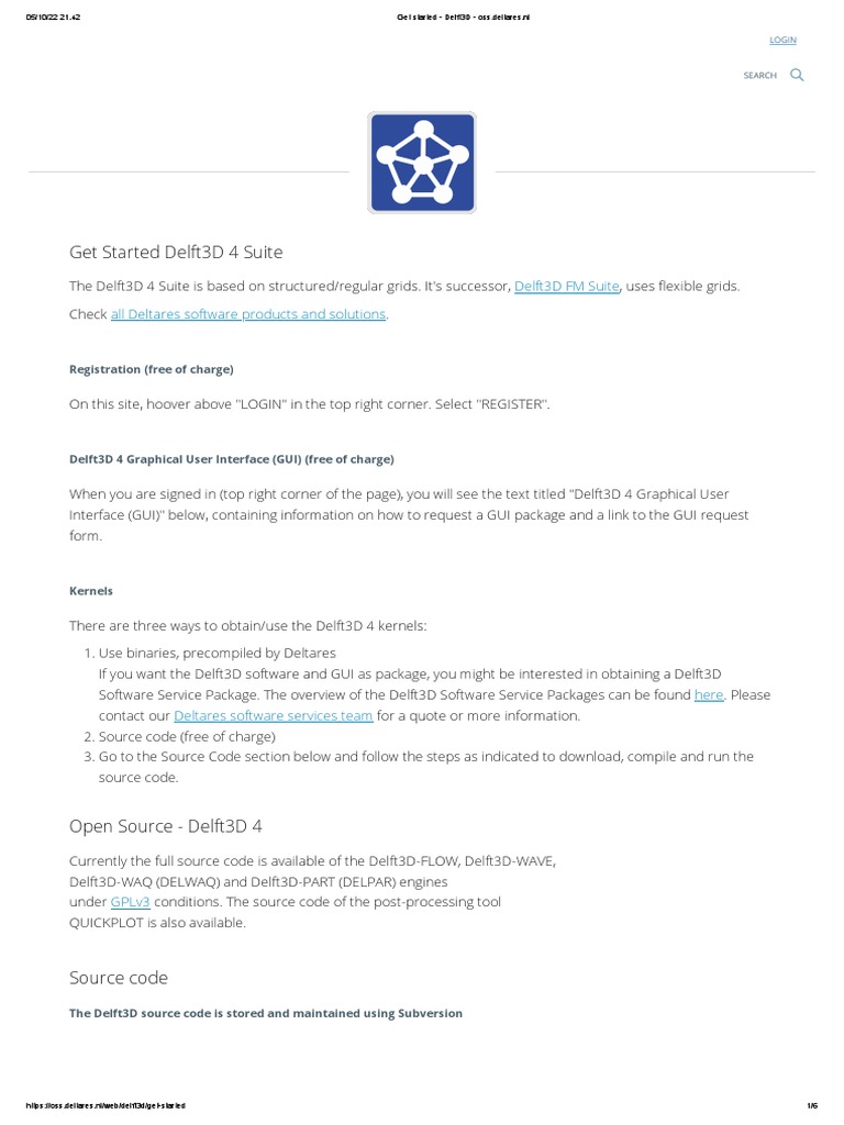 Get Started - Delft3D - Oss - Deltares.nl | PDF | Linux Distribution | Microsoft Visual Studio