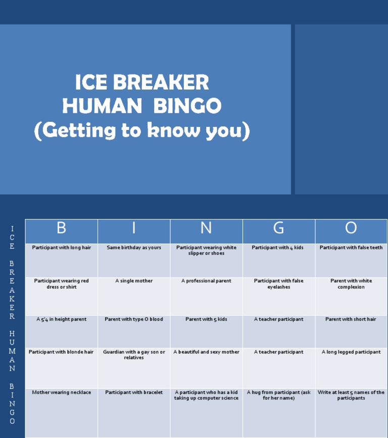Human Bingo | PDF