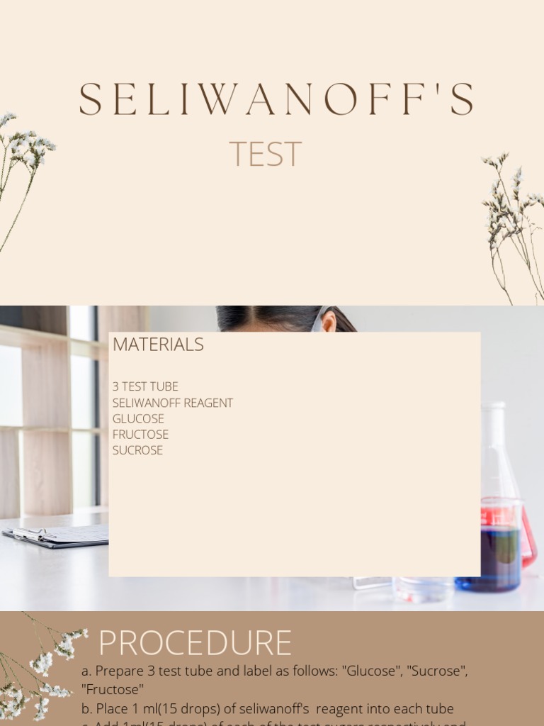 Seliwanoff Test for Sugar Differentiation | PDF