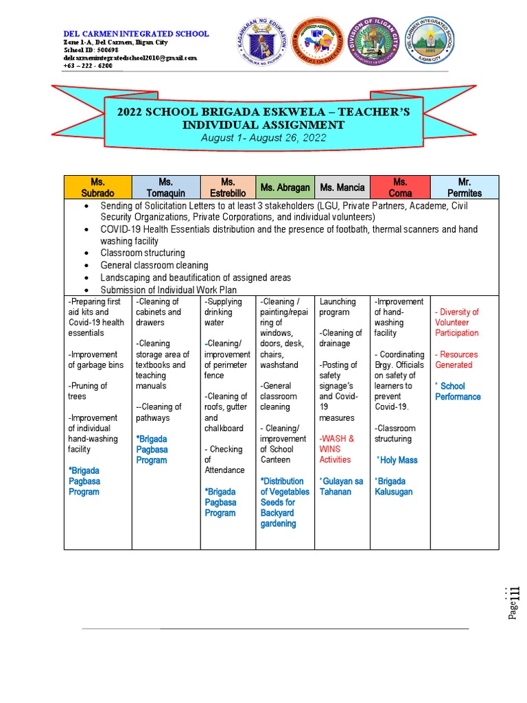 Teachers-Assignment BE2022 | PDF