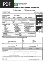 Unified Application Form For Building Permit | PDF