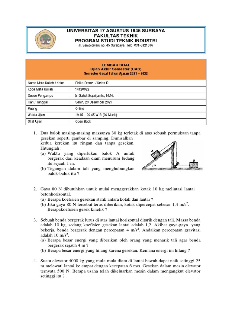 UAS Fisika Dasar L | PDF