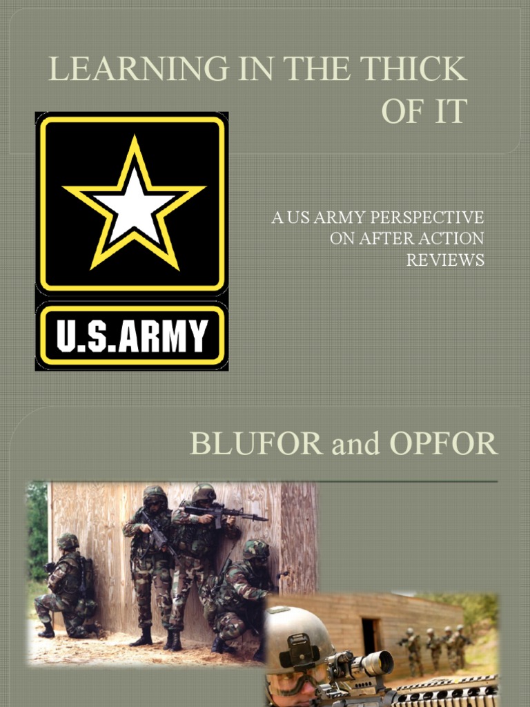 Military AAR Insights for Leaders | PDF | Behavior Modification ...