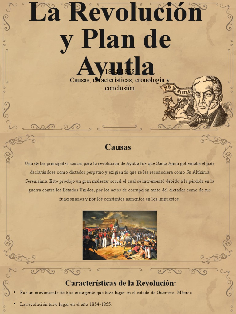 La Revolución de Ayutla | PDF | México independiente | Gobierno