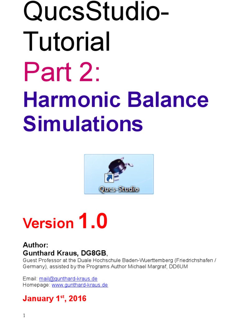 QucsStudio Tutorial p2 | PDF | Decibel | Amplifier