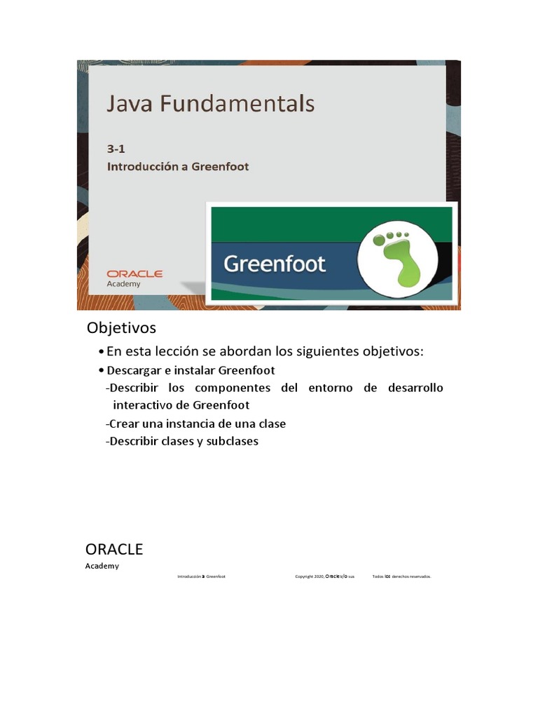 Prueba 3-1 Greenfoot | PDF | Clase (Programación informática) | Java (lenguaje de programación)