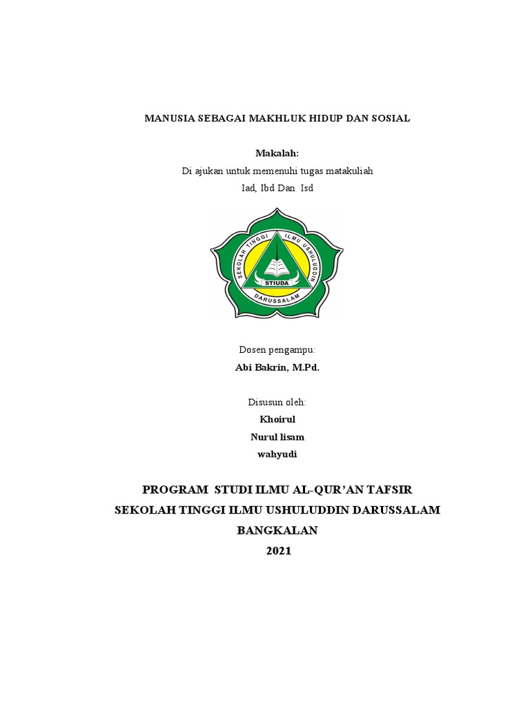 Makalah Ibd, Iad, Isd | PDF