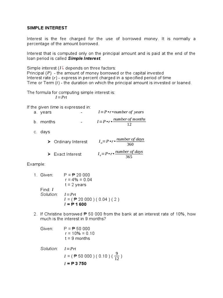 Module 4 - Consumer Math | PDF | Interest | Compound Interest