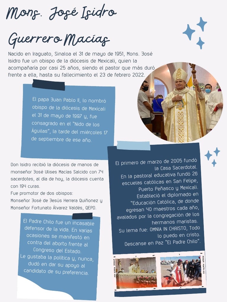 Biografía Jose Isidro | PDF | Clero | Familias denominacionales cristianas