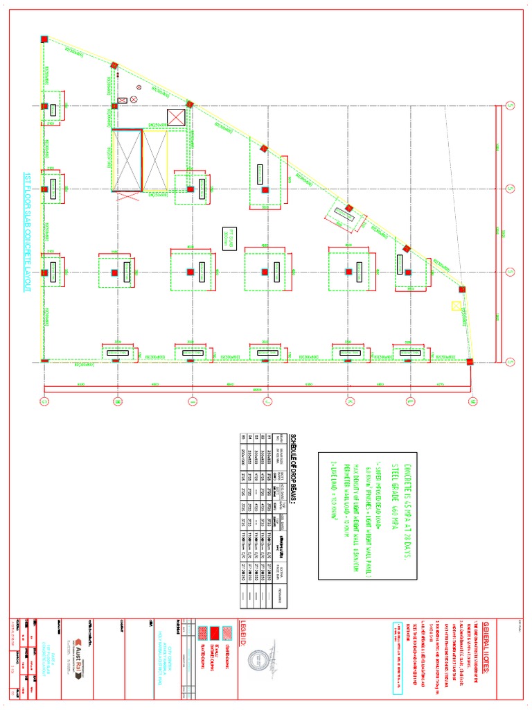 S-106 Concrete Layout | Download Free PDF | Structural Engineering | Concrete
