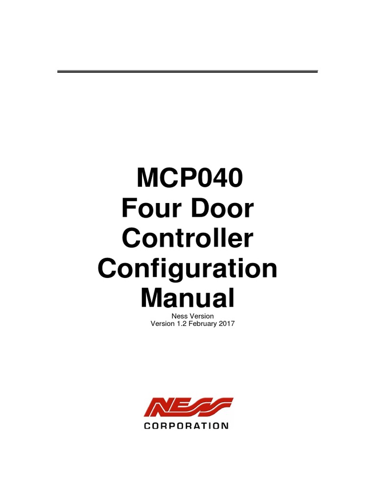 MCP040 Programming Manual1.2 | PDF | Ip Address | Computer Network