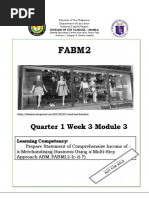 ABM-FABM2 12 - Q1 - W2 - Mod2 | PDF | Income Statement | Net Income