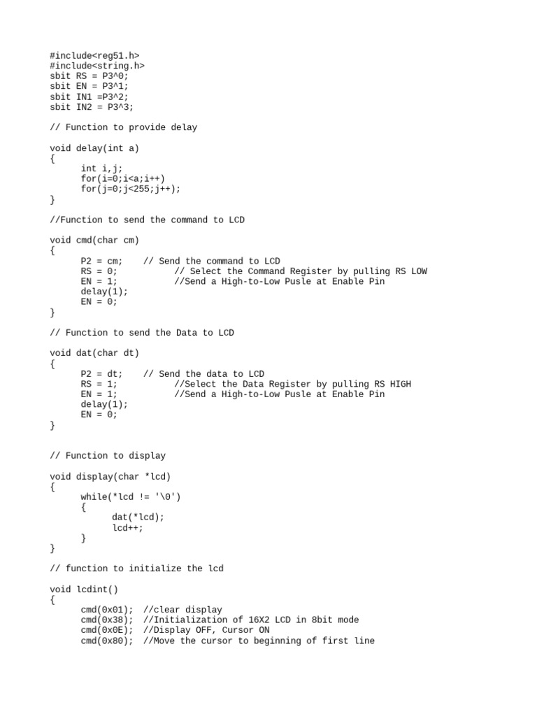 Door Lock System | PDF | Computer Engineering | Computer Programming
