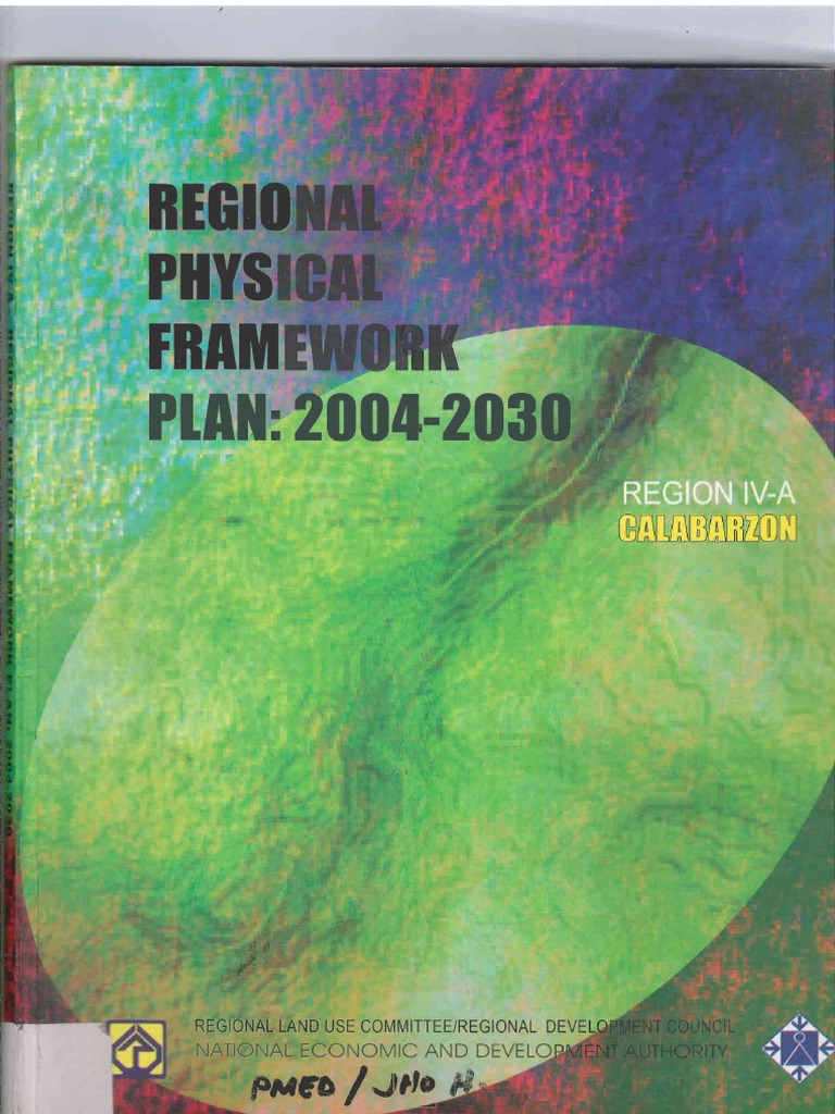 Regional Physical Framework Plan 2004 2030 Optimized | PDF