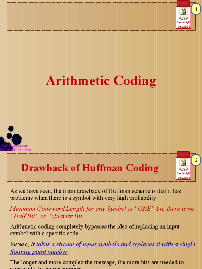 Arithmetic Coding (Float Binary) Leangroup Org | PDF | Computer Science | Theoretical Computer ...