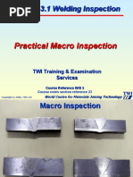 CSWIP Welding Inspection Plate Section Practical | PDF | Welding ...