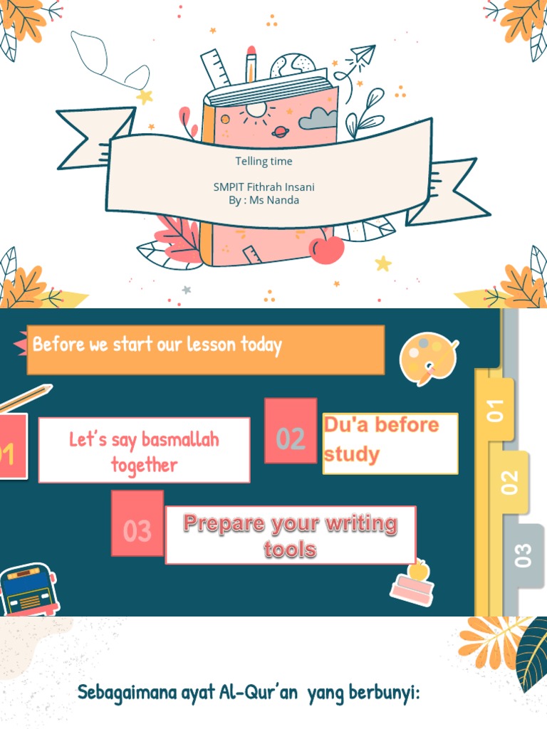 Kelas 7 Telling Time Pdf