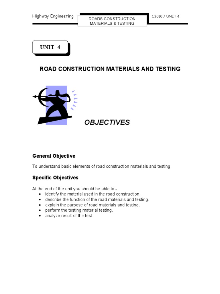 Unit 4 (ROAD CONSTRUCTION MATERIALS AND TESTING) | PDF | Rock (Geology ...