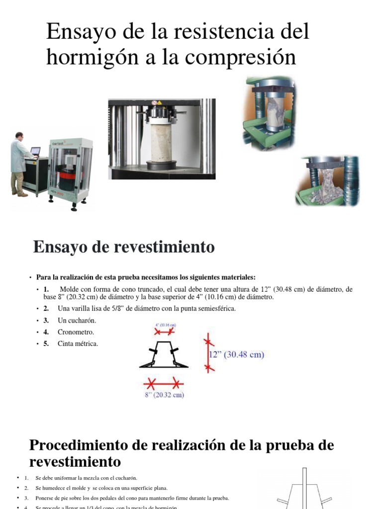 Ensayo de La Resistencia Del Hormigón | PDF