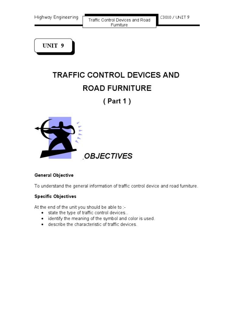 Traffic Control Devices Overview | PDF