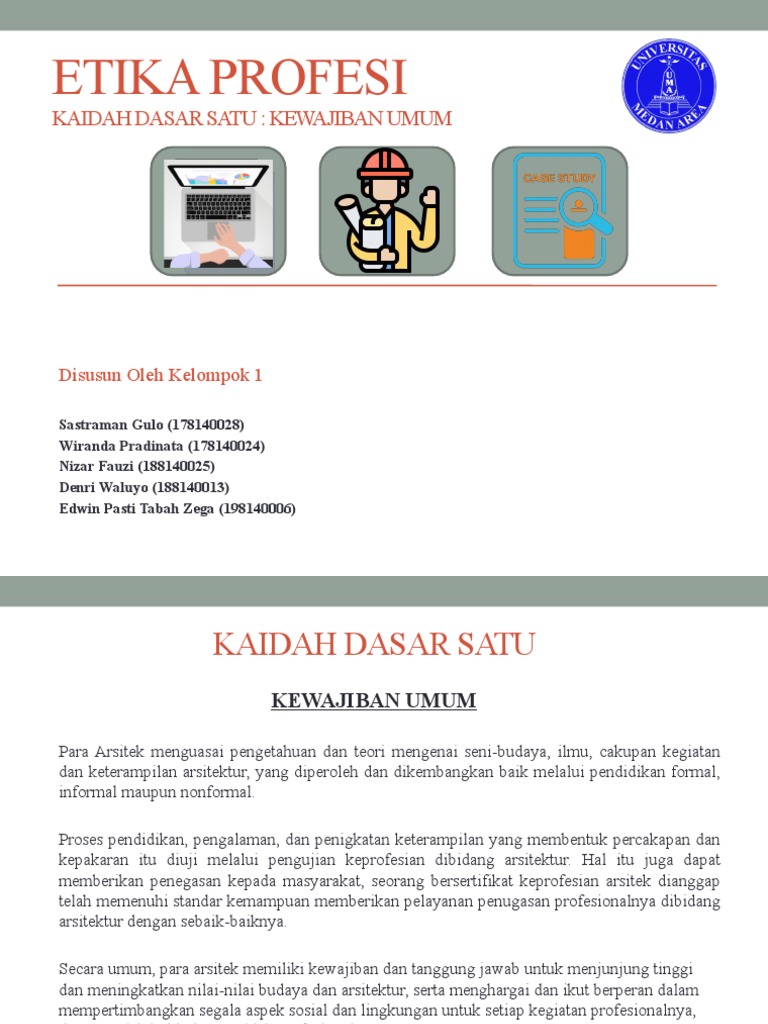 Etika Profesi Arsitek | PDF