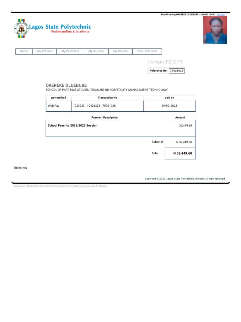 Lagos State Polytechnic | PDF