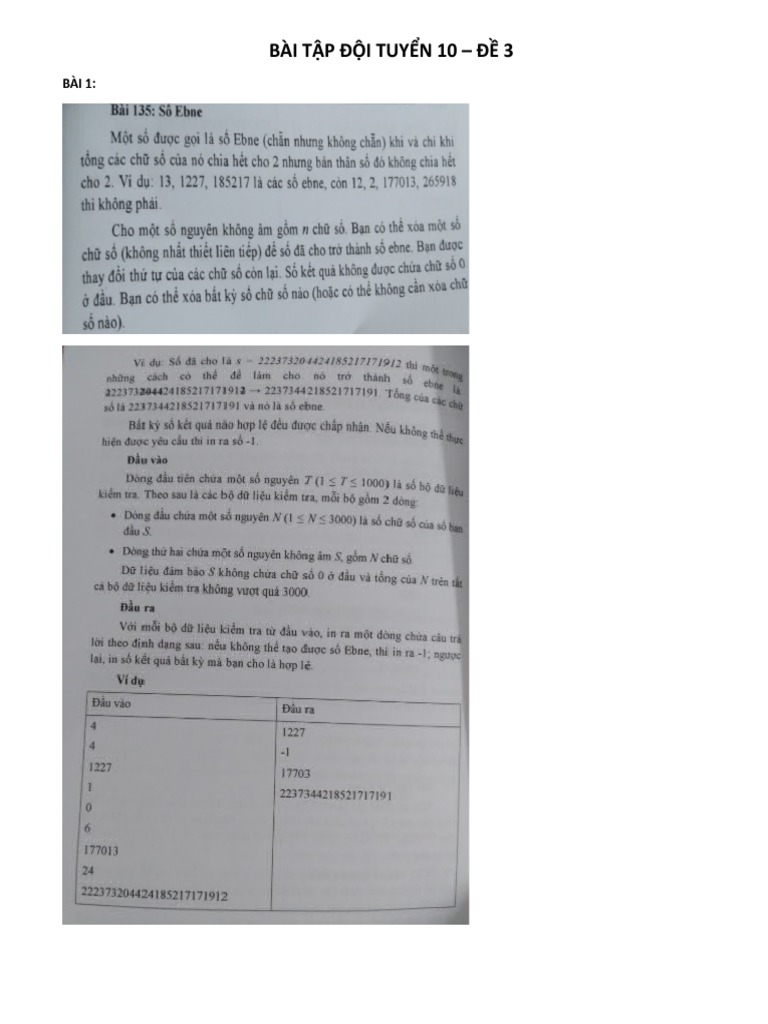 Bai Tap DT10 De3 | PDF