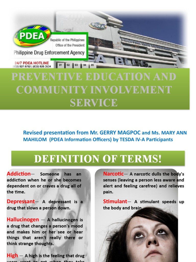 Presentation Drug Abuse Prevention and Control | PDF | Mdma | Stimulant