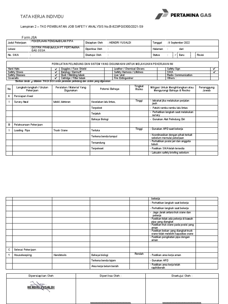 JSA Loading Pipa | PDF