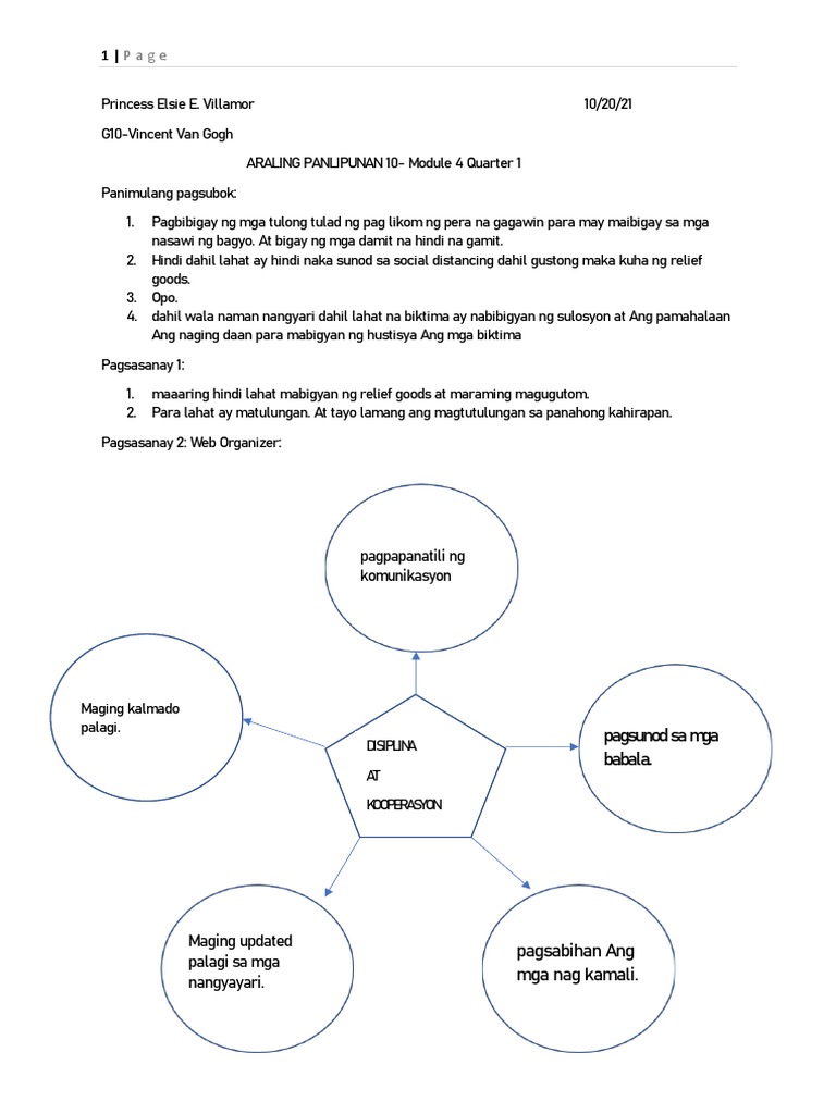 Araling Panlipunan 10 - Module 4 Quarter 1 | PDF