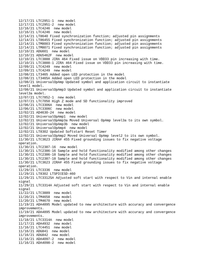 Change Log | PDF | Electronic Circuits | Logic Gate
