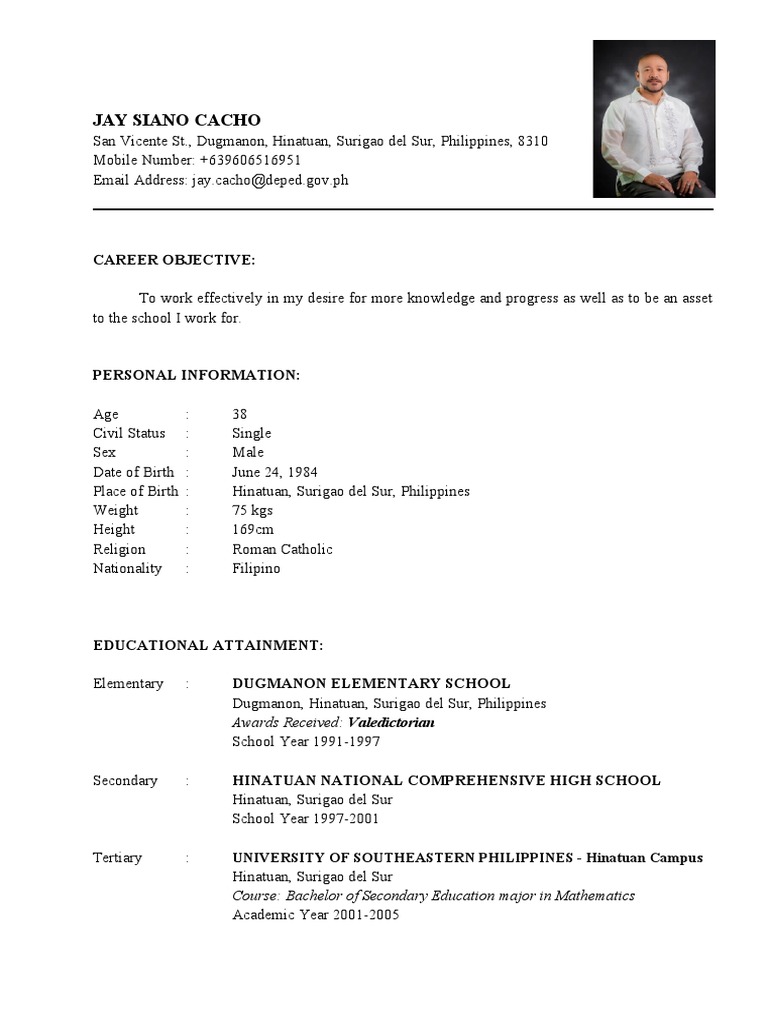 CV Jay | PDF | Curriculum | Learning