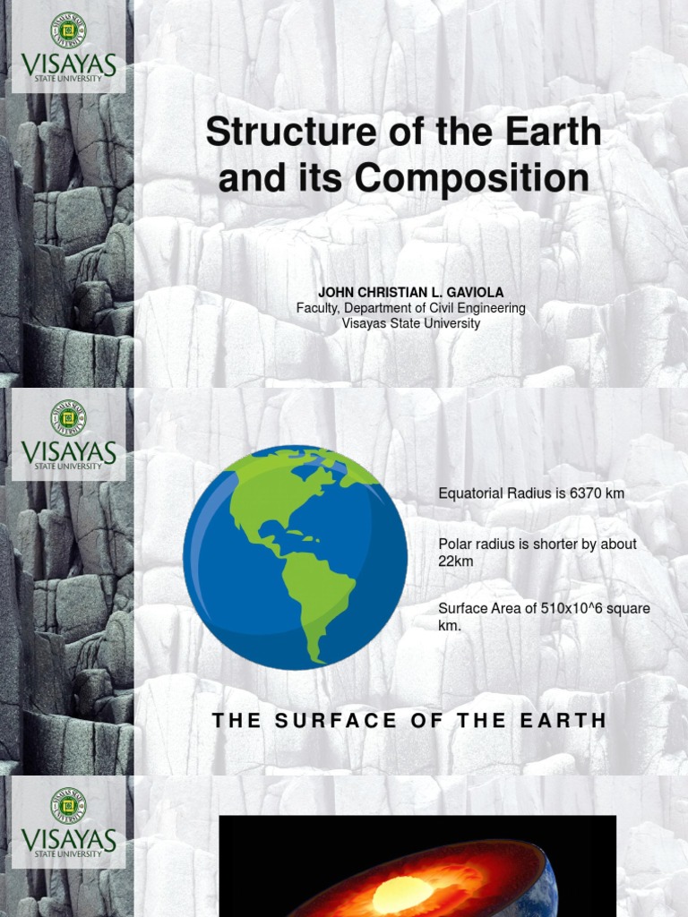 1.2 Structure of The Earth and Its Composition | PDF | Earth | Rock ...
