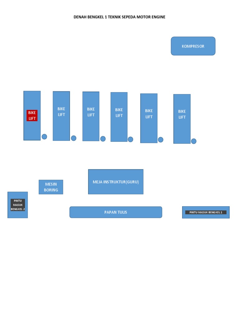 Denah Bengkel TSM | PDF