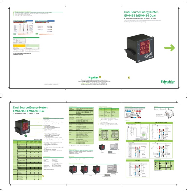 EM 6438 & EM 6436 Dual Datasheet v03 | PDF | Electrical Engineering ...