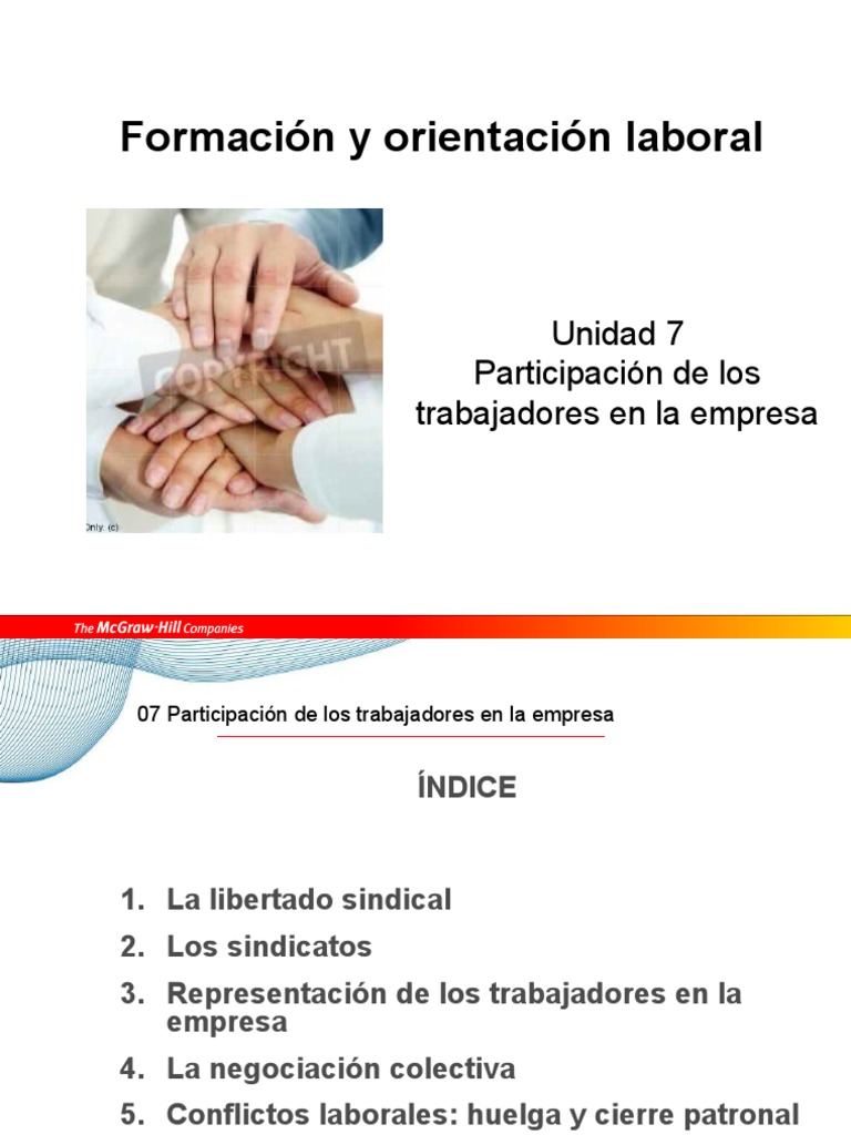 FOL Ud 07 | PDF | Sindicato | Bloqueo (industria)