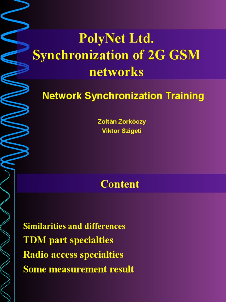 4 Synchronization of 2G 3G GSM Networks | PDF | Electronics | Computing
