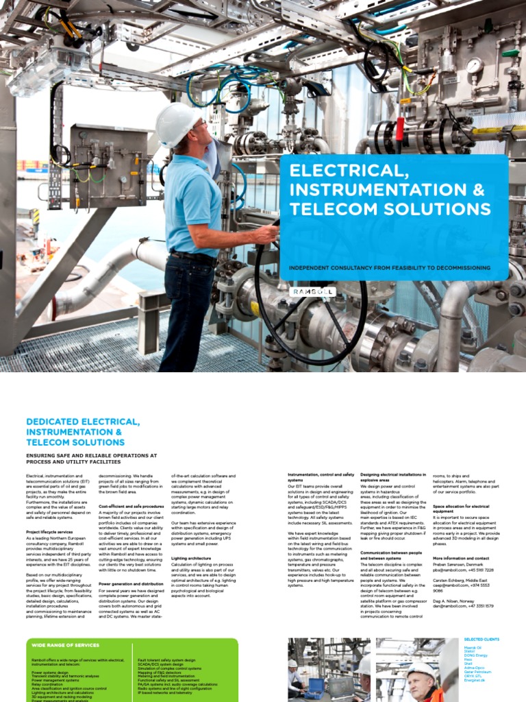 Electrical Instrumentation Consultancy Services | PDF | Instrumentation ...