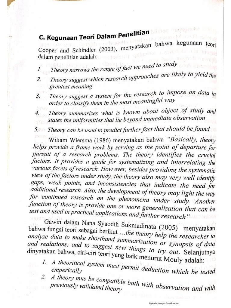 Teori Dalam Riset Kualitatif | PDF