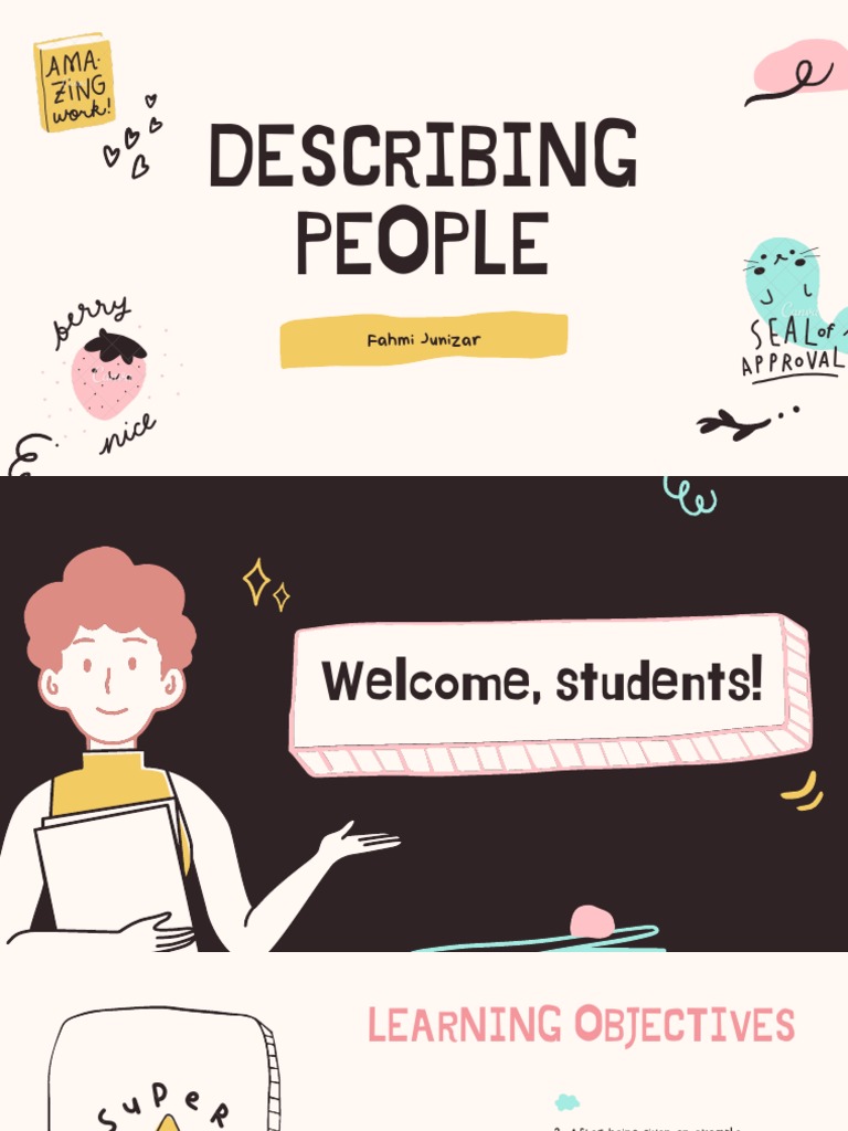 Describing People | PDF | Adjective | English Language