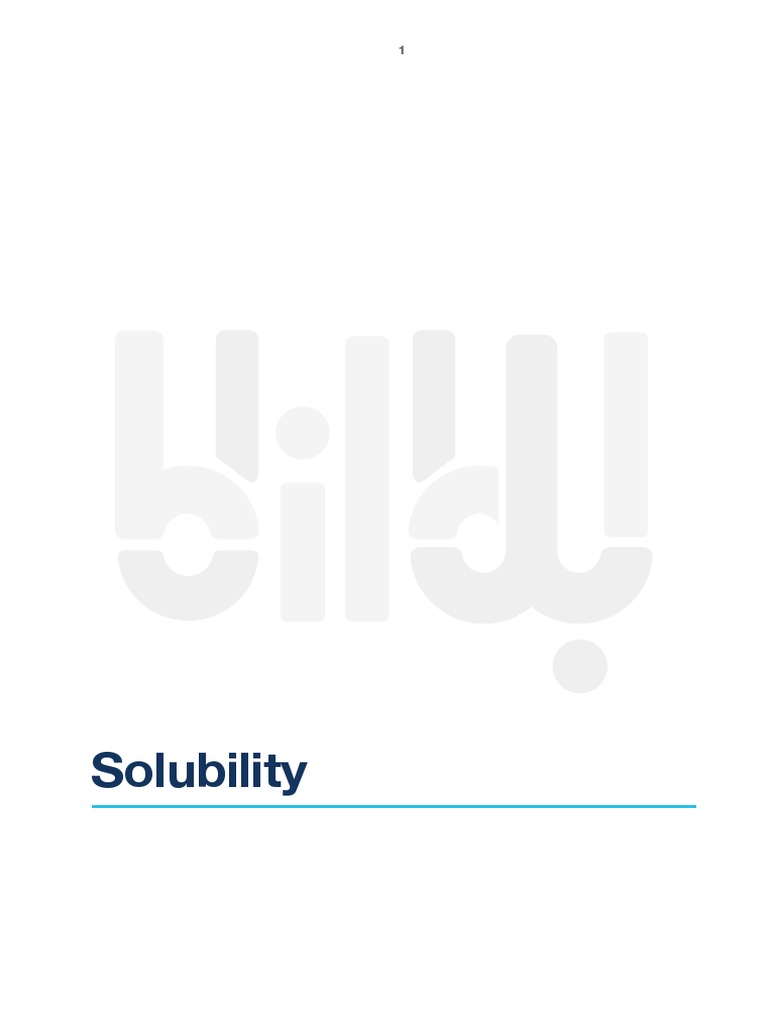 07 Solubility Notes 2021 | PDF | Solubility | Chemical Equilibrium