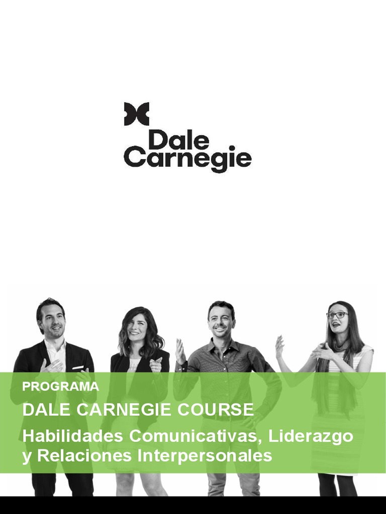 Dale Carnegie: Curso de Liderazgo y Comunicación | PDF | Aprendizaje ...