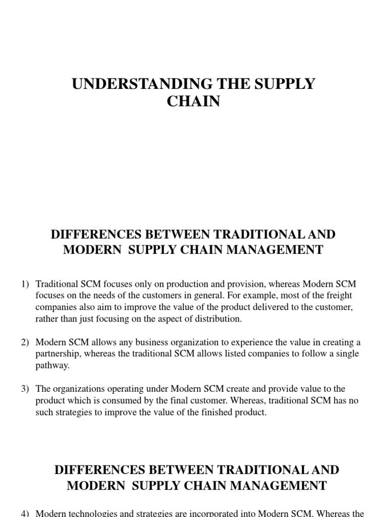 Lecture 1 - Understanding The Supply Chain | PDF | Supply Chain ... Lecture 1 - Understanding The Supply Chain | PDF | Supply Chain ...