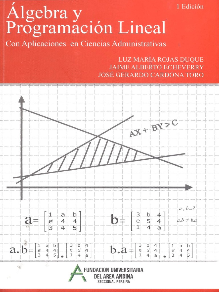 Algebra y Programacion Lineal | PDF