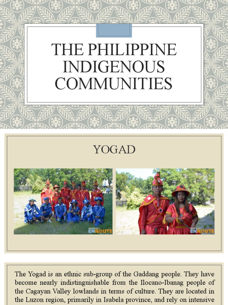 The Philippine Indigenous Communities | PDF