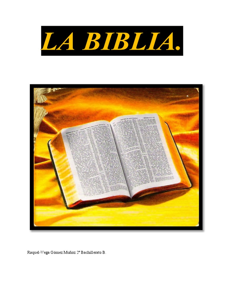 La Biblia | Descargar gratis PDF | Biblia | Canon bíblico