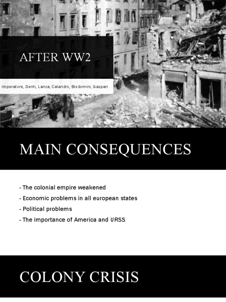 WW2 Consequence | PDF | History