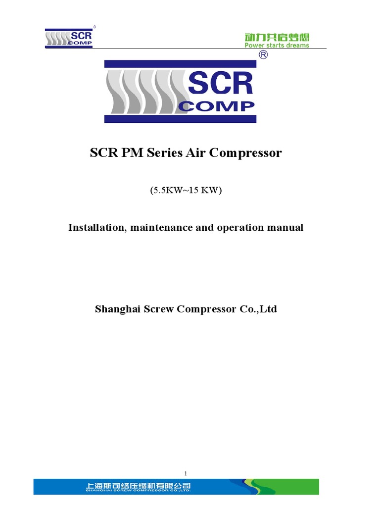 SCR10-20PM Compressor Manual | PDF | Valve | Relay