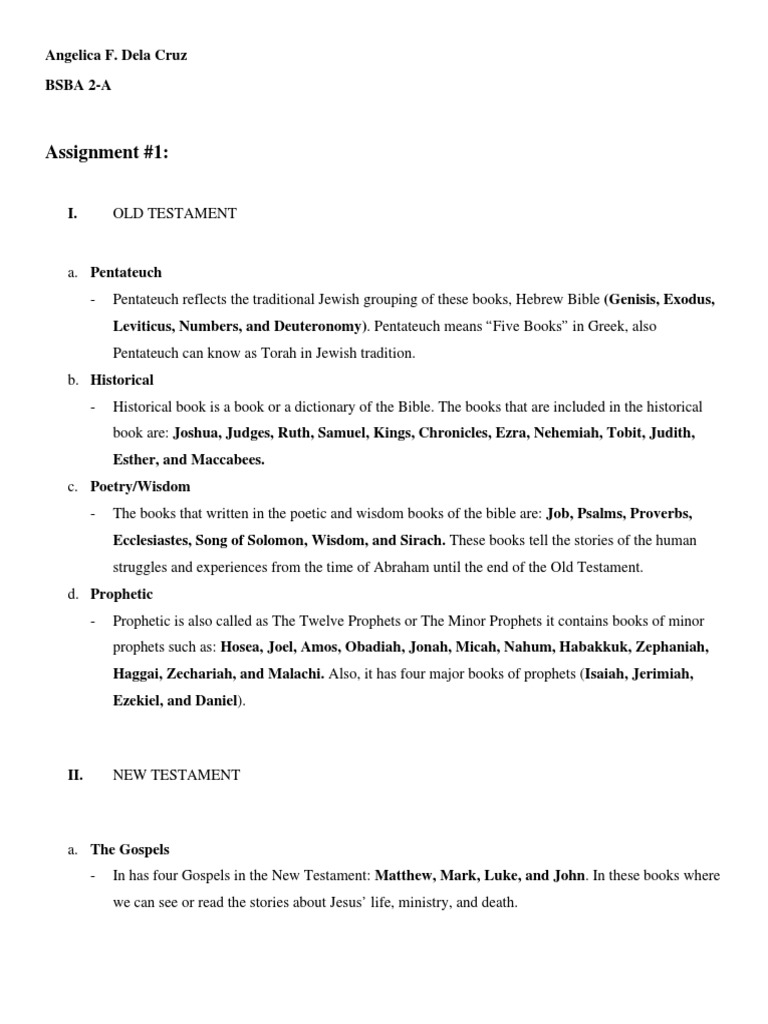 Assignment 1,2,3 | PDF | Twelve Minor Prophets | Religious Literature