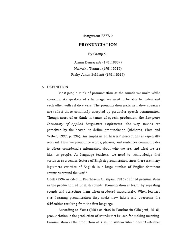 Assignment TEFL 2 | PDF | Language Education | English Language Assignment TEFL 2 | PDF | Language Education | English Language